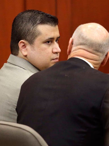 George Zimmerman in court