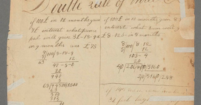 Math pages suggest Lincoln had more education - CBS News