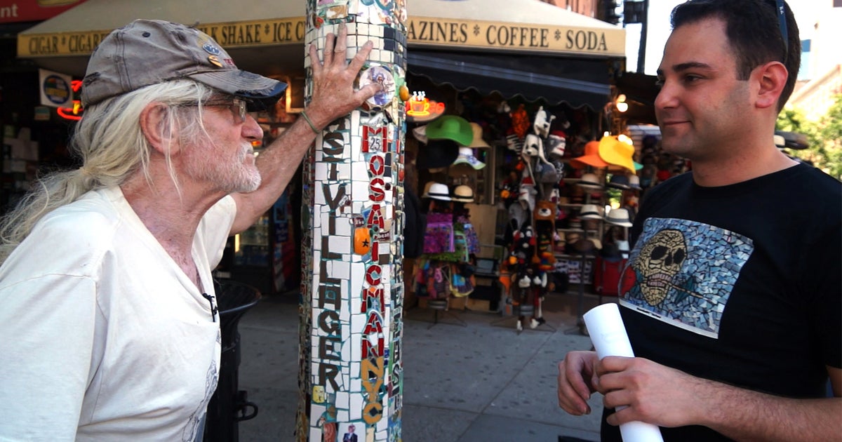 New York City's iconic "Mosaic Man" gets boost from unlikely partner ...