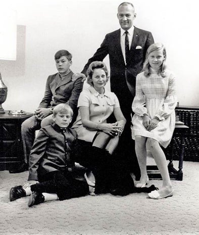 Astronaut family portraits