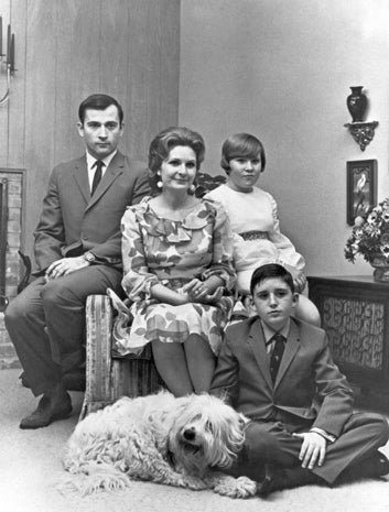 Astronaut family portraits