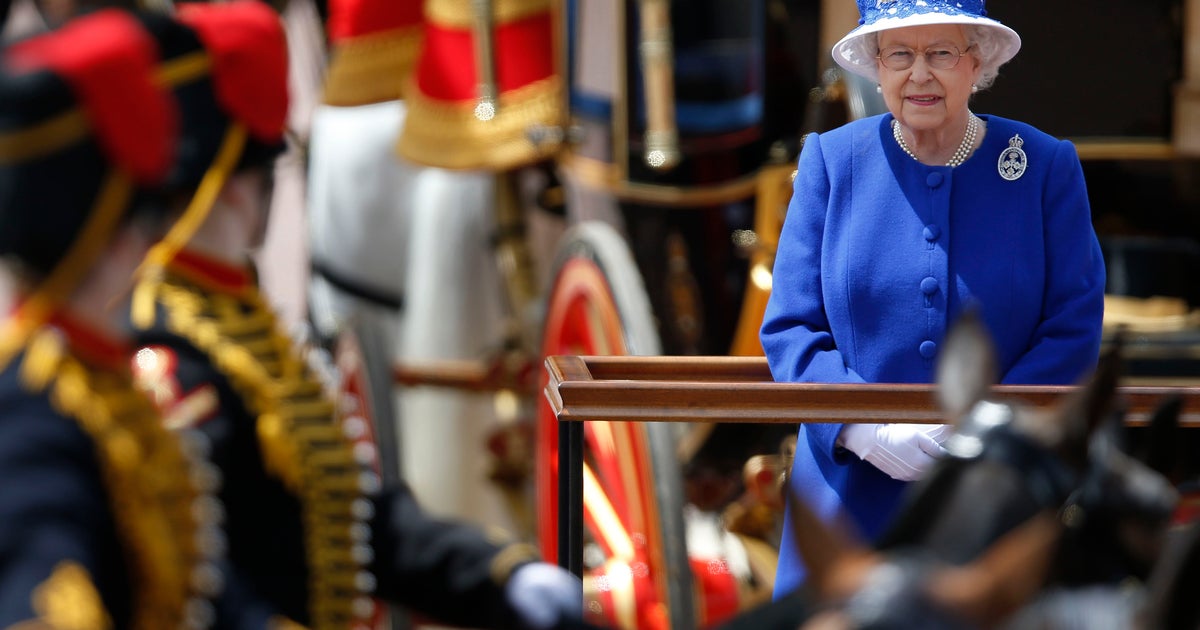 U.K. celebrates Queen Elizabeth's birthday with grand parade - CBS News