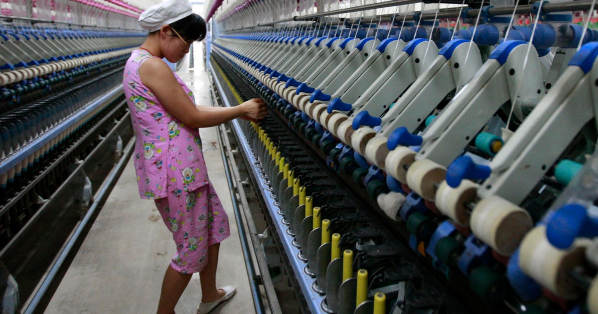 Survey shows China manufacturing slump stabilizing - CBS News