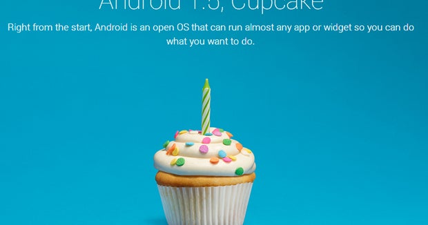 Google's sweet Android nicknames