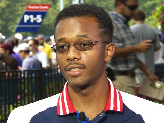 Navy medic shot in Afghanistan becomes U.S. Open ball boy - CBS News