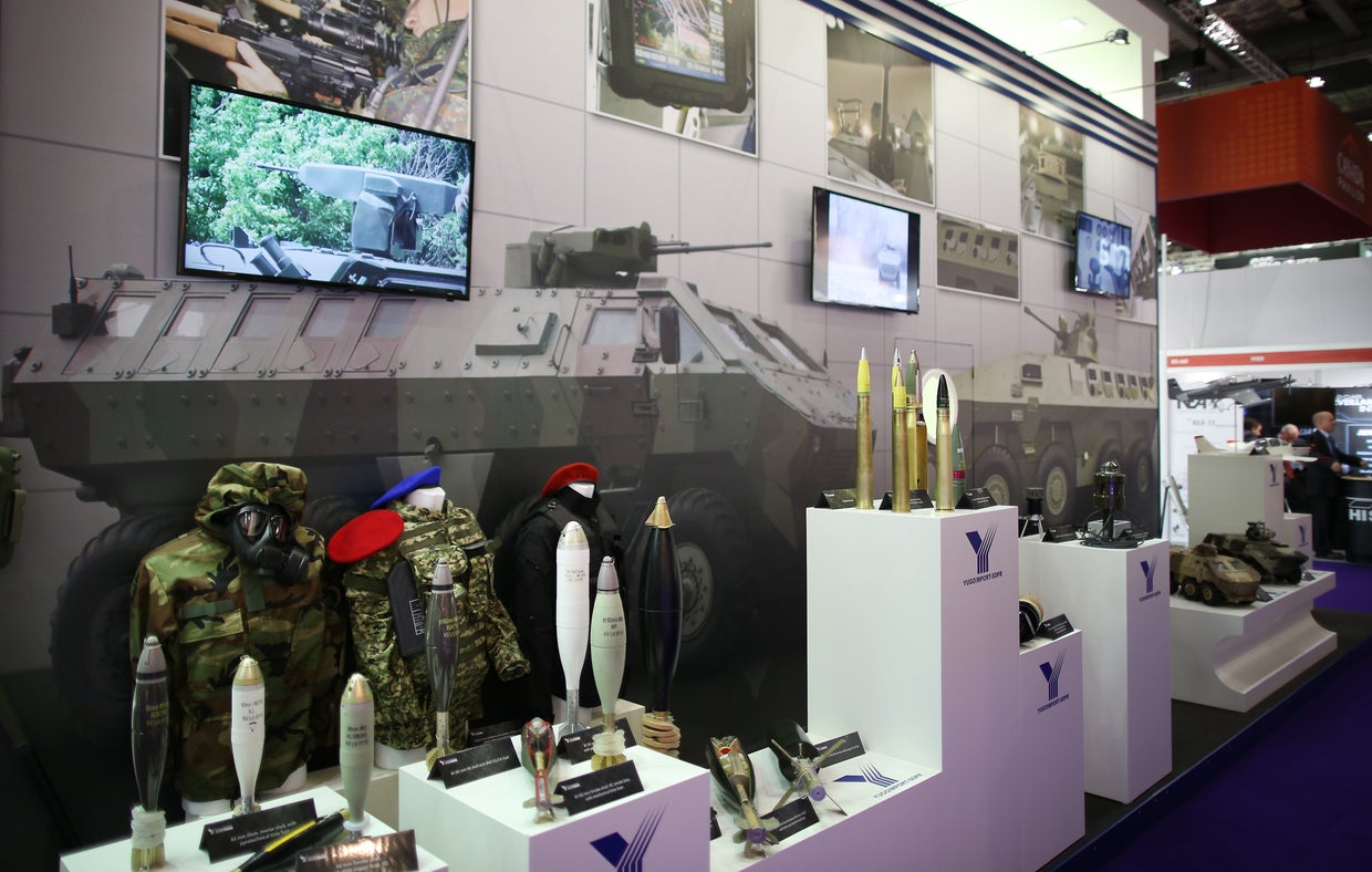 Modern military tech at the London arms expo