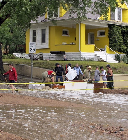 Flash flooding swamps Colorado