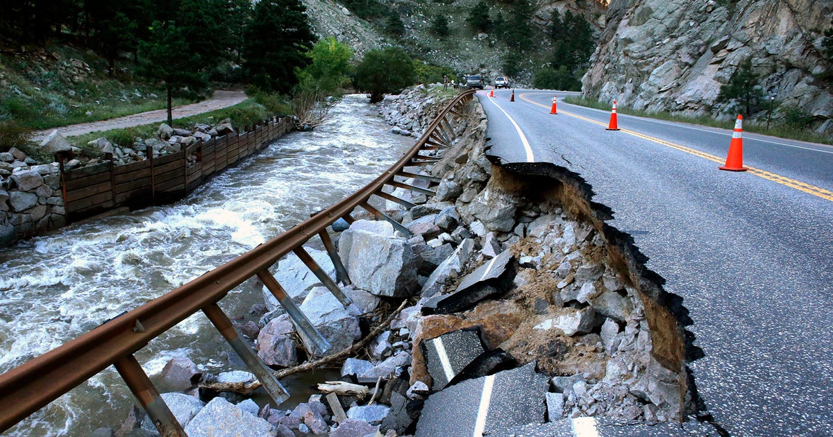 Colorado roads reopen as floodwaters recede - CBS News