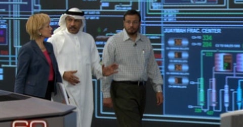 Aramco's Hi-Tech Control Room - CBS News