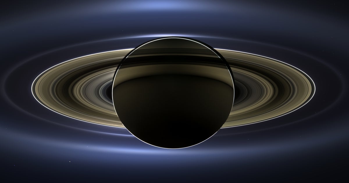 NASA's Cassini spacecraft sends back stunning panorama of Saturn - CBS News