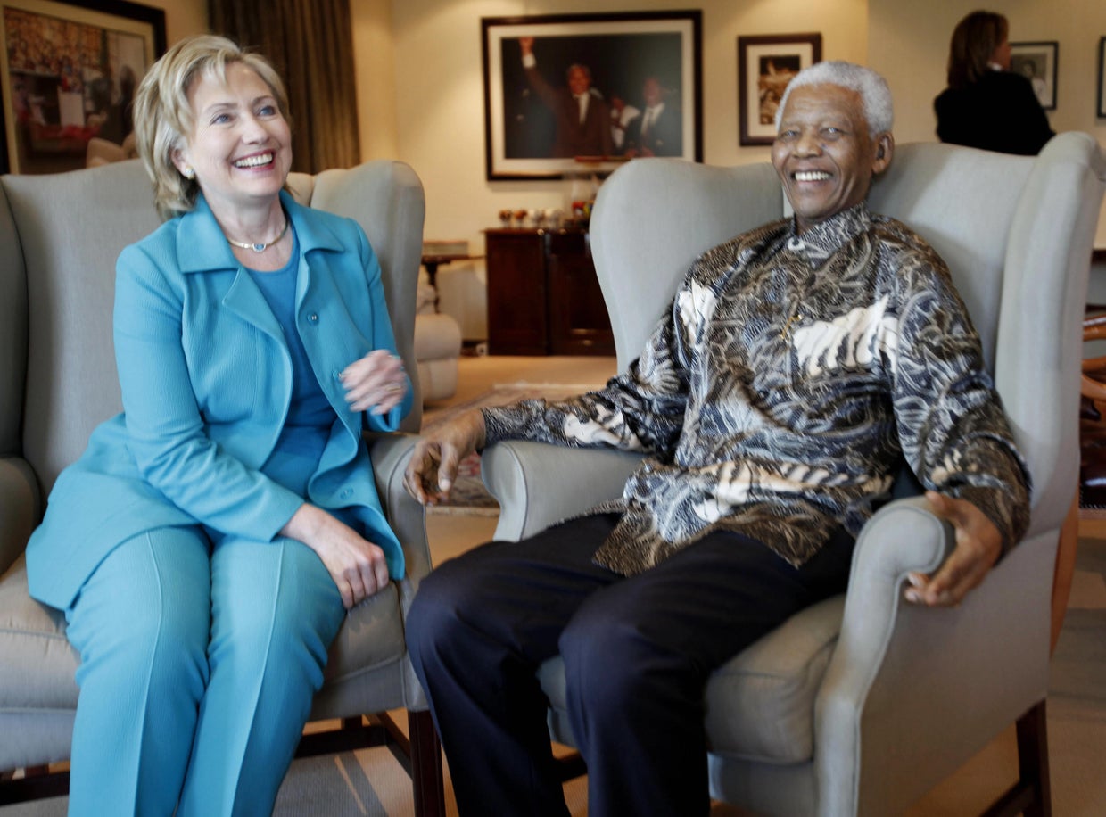 Hillary Clinton: Nelson Mandela “a giant among us” - CBS News
