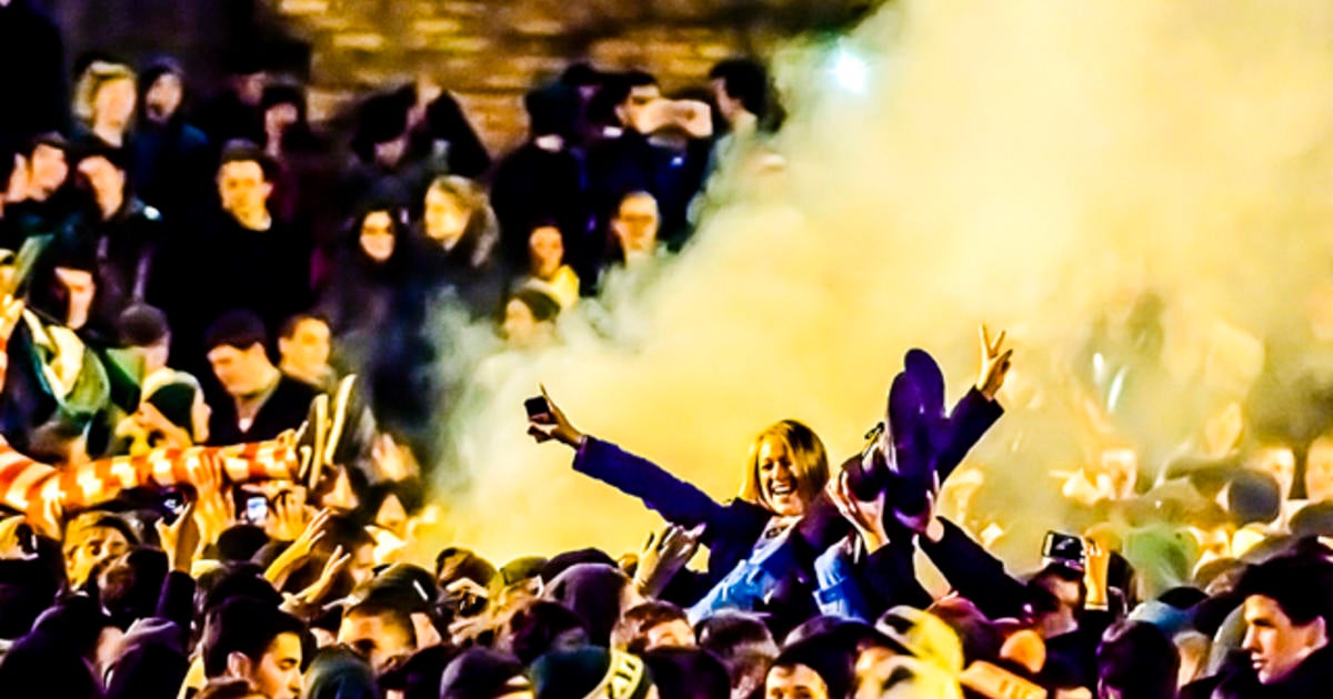 MSU fans get rowdy following Big 10 title win