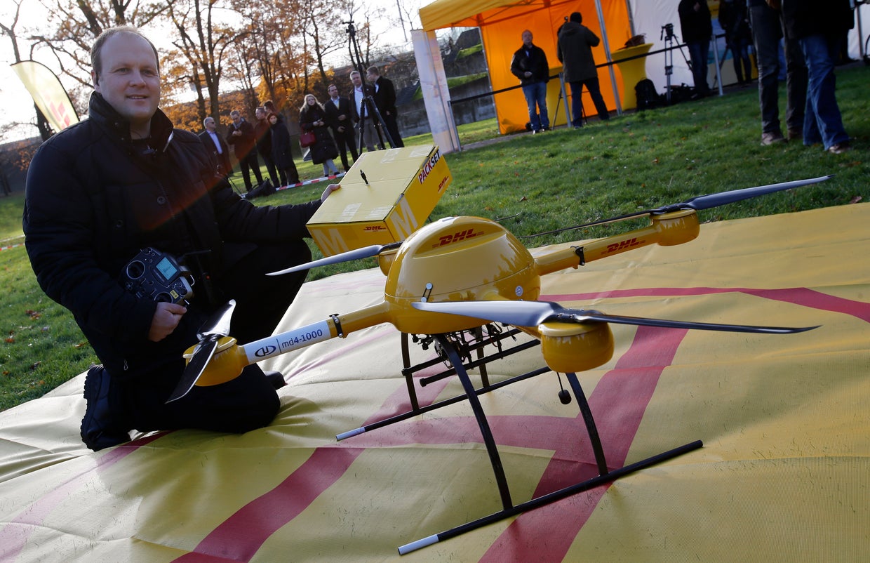 See DHL's futuristic "parcelcopter" drone deliver packages