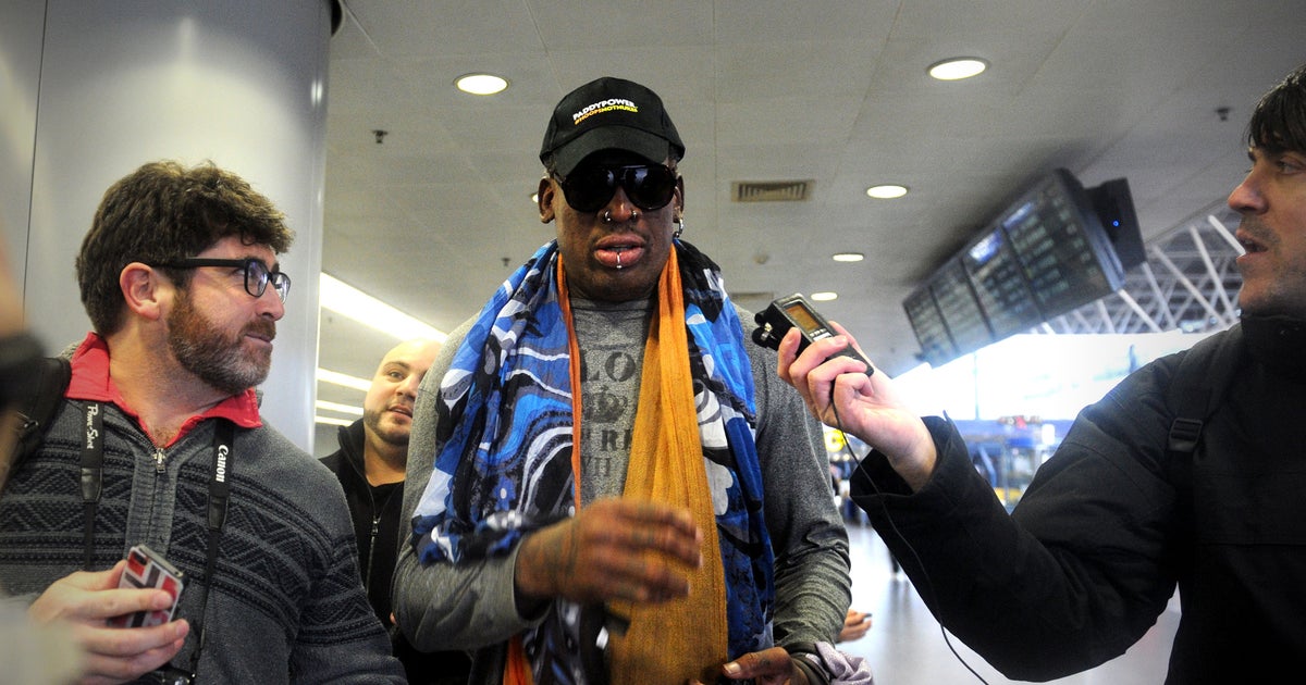 Dennis Rodman back in North Korea to visit buddy Kim Jong Un, try to ...
