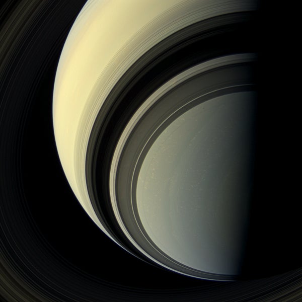 Cassini captures Saturn and its moons