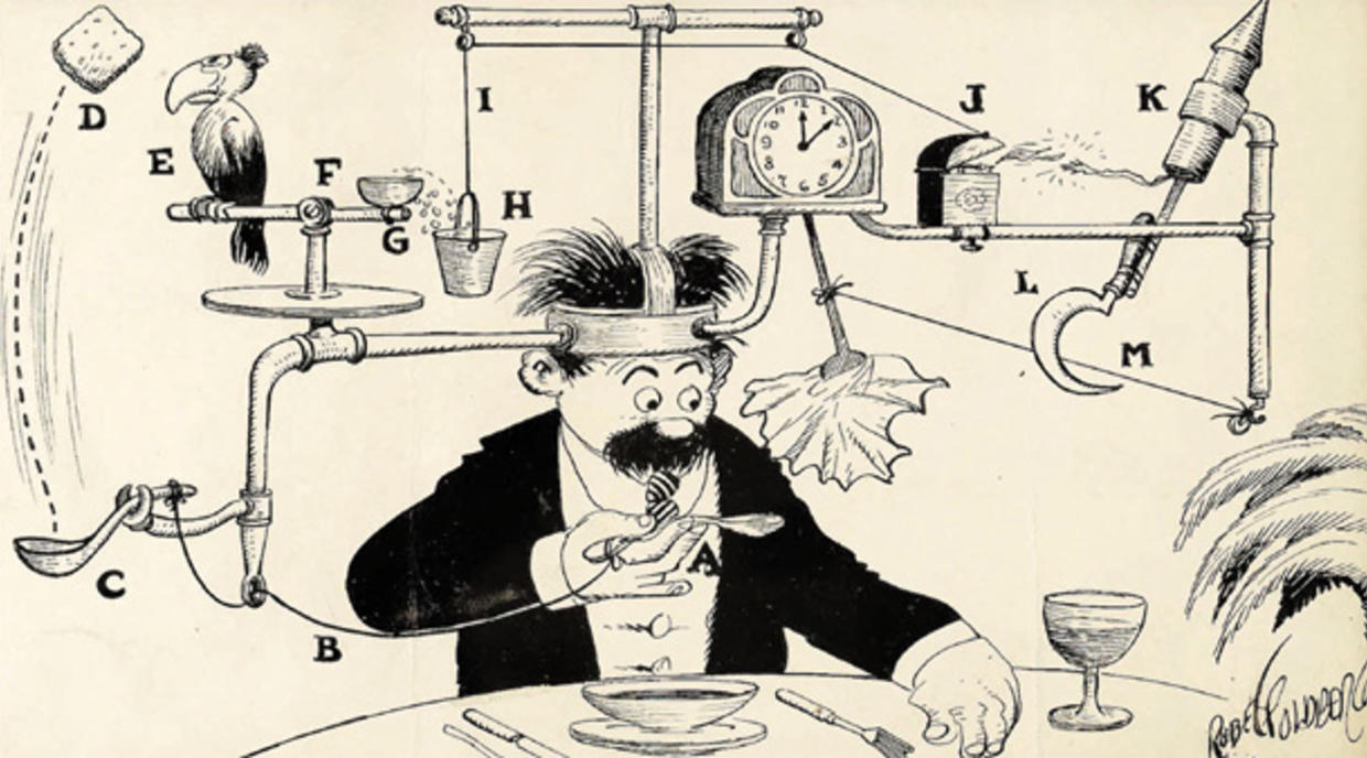 The wacky inventions of Rube Goldberg