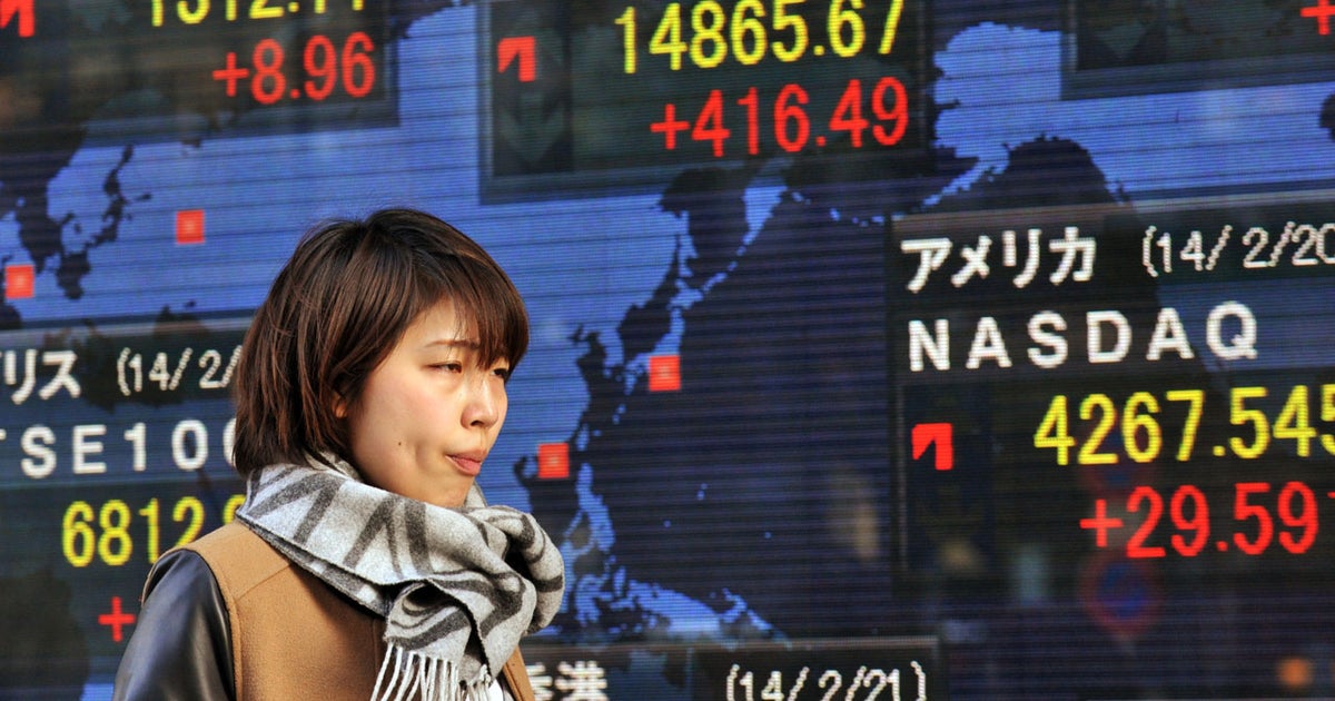 Japanese stocks lead world markets higher - CBS News