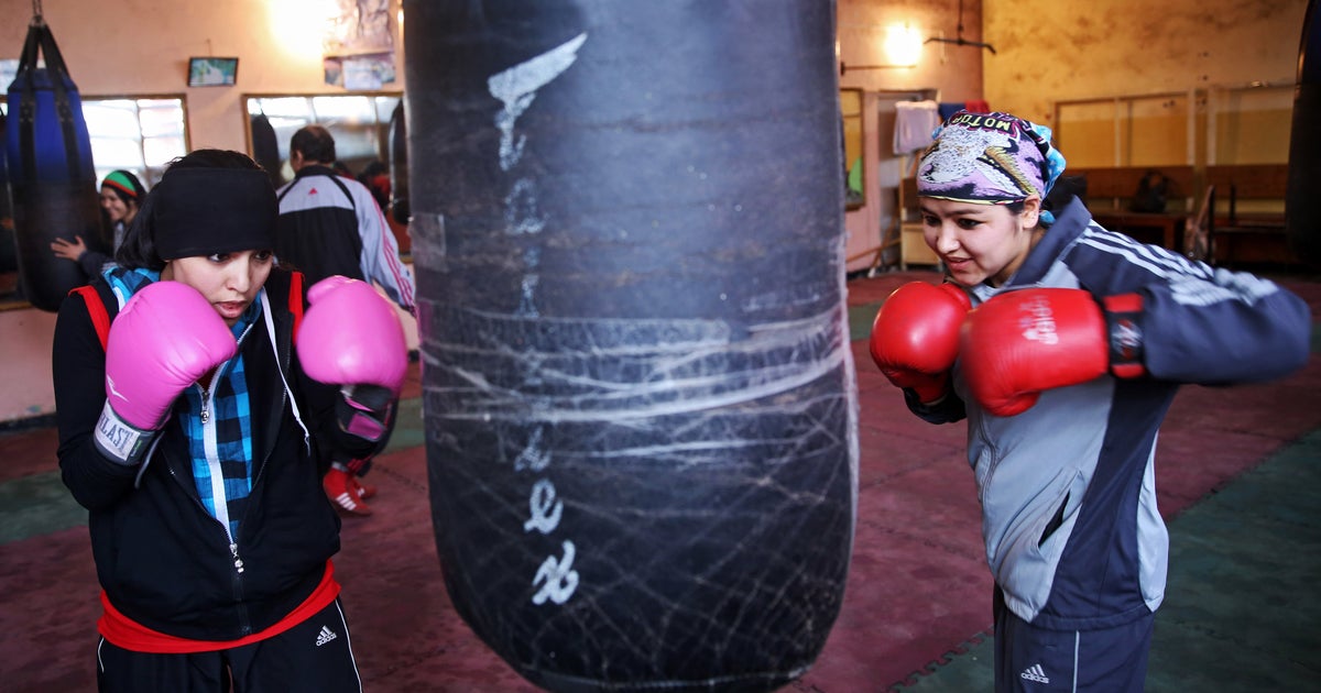 Women boxers of Afghanistan