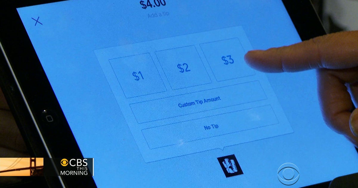 Could digital tipping make you more generous? - CBS News