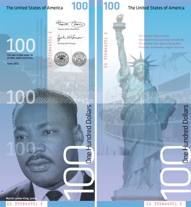 New 100 Dollar Bill Design Release Date