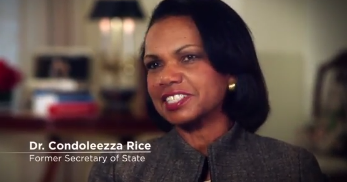 Condoleezza Rice assists Republican in key Senate race - CBS News