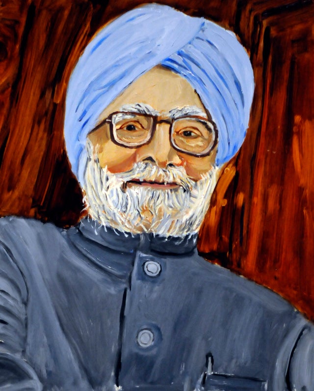 George Bush Paintings World Leaders