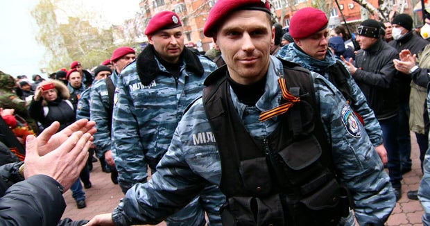 Ukraine crisis: Police headquarters occupied in Donetsk, Slovyansk ...