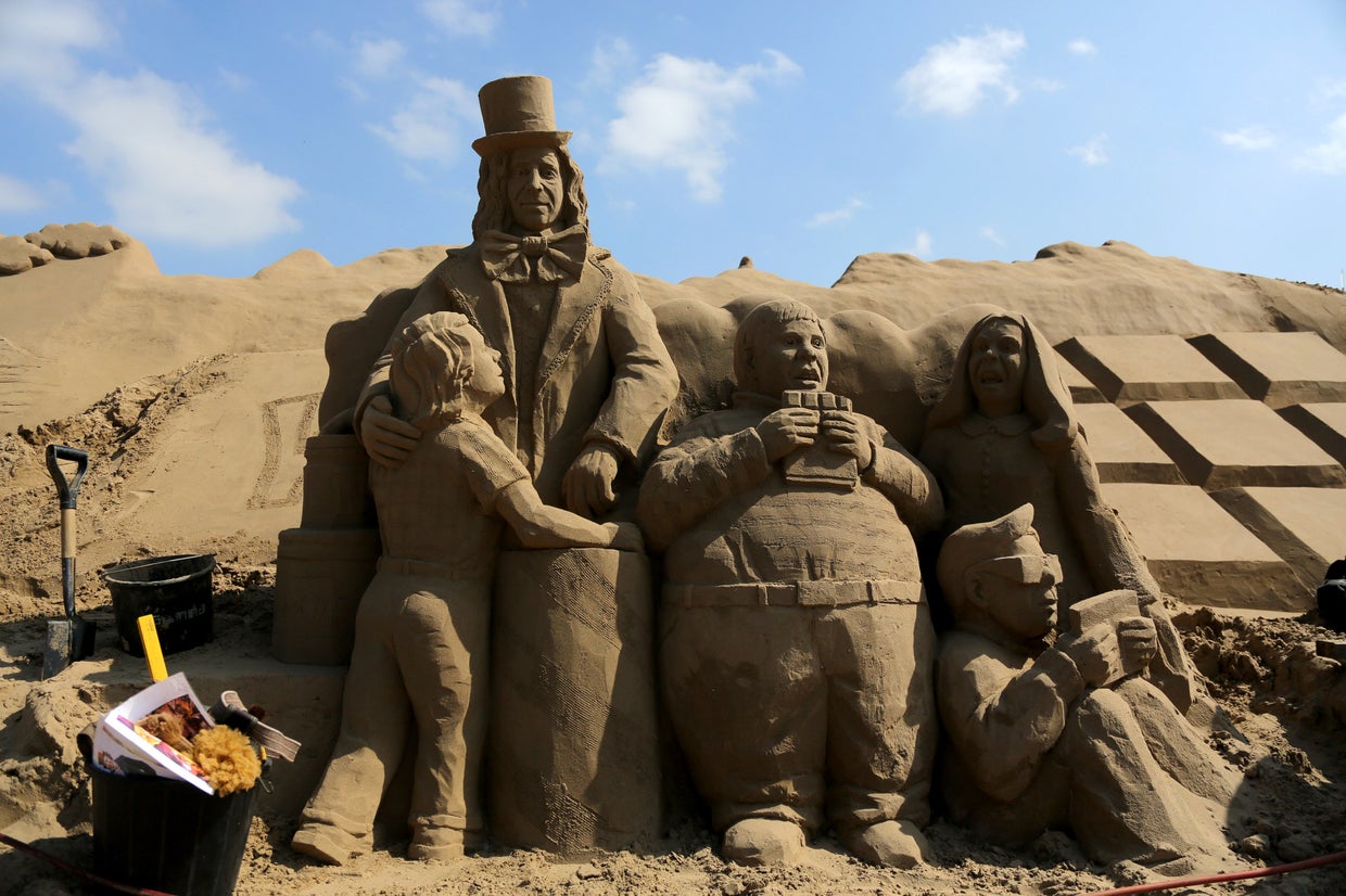 Fantasy sand sculptures