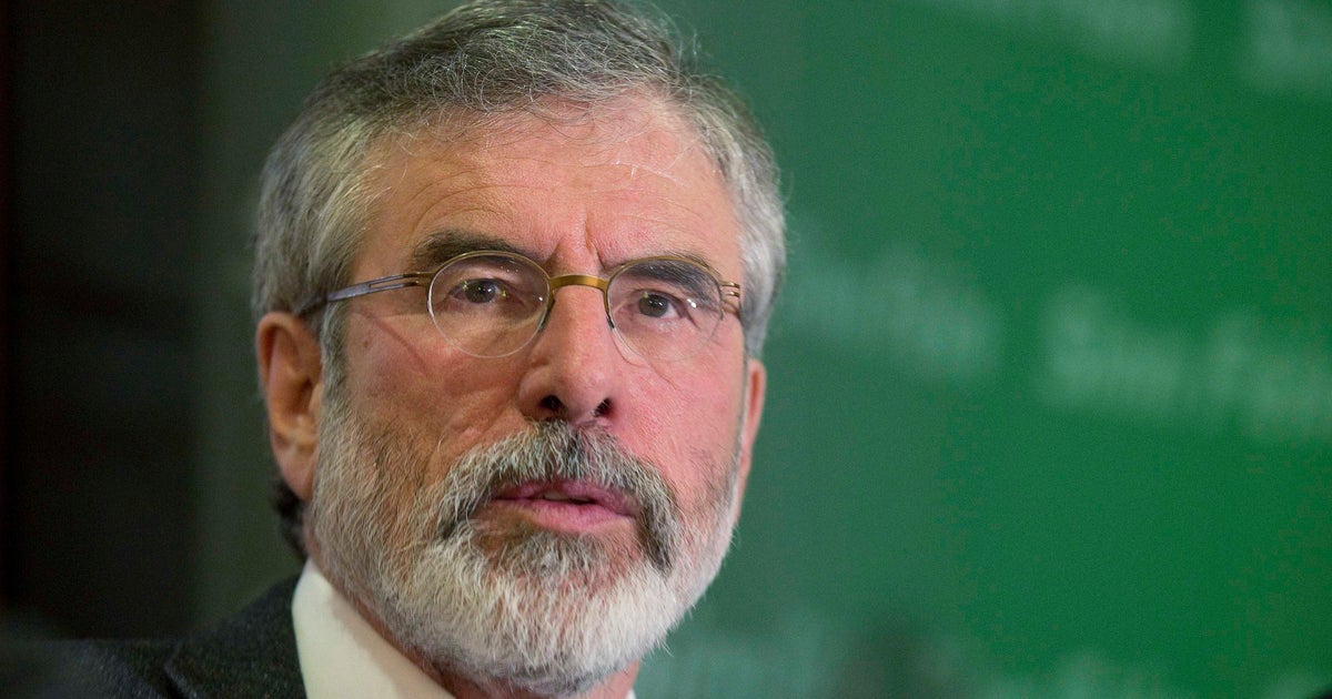 Sinn Fein leader Gerry Adams freed without charges after 5 days - CBS News