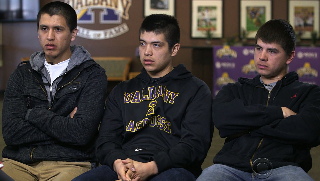 Three lacrosse players dominate sport their ancestors created - CBS News