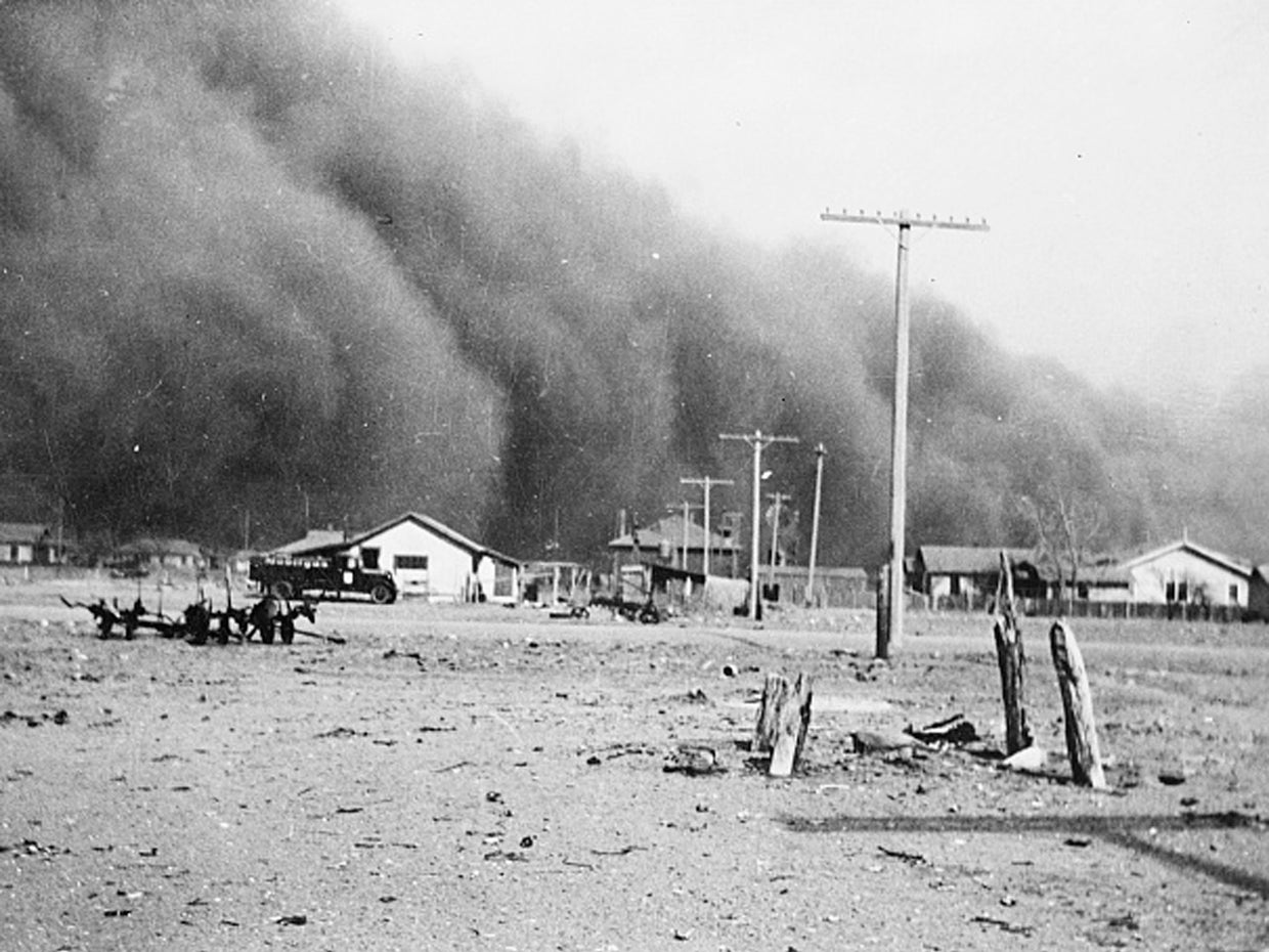 Depression-era dust storms