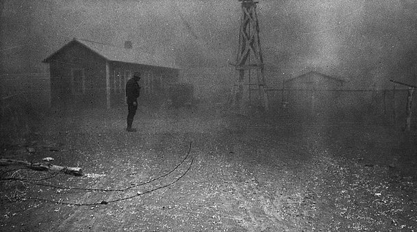 Depression-era dust storms