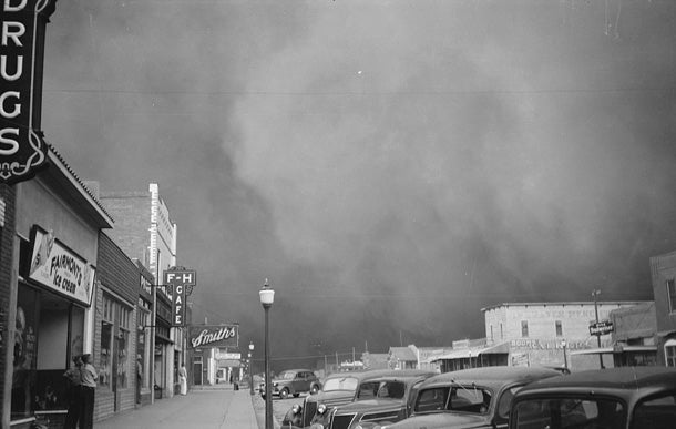 Depression-era dust storms
