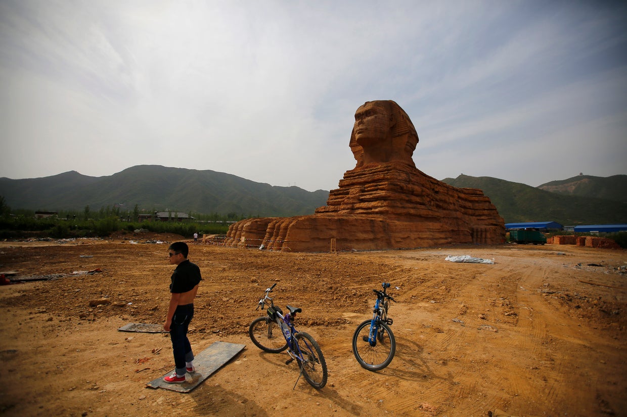 Chinese create replica of the great sphinx of Giza