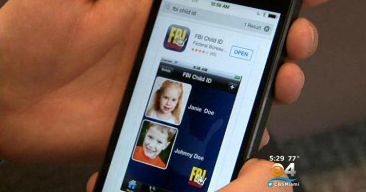 New FBI Child ID app helps parents report missing children - CBS News