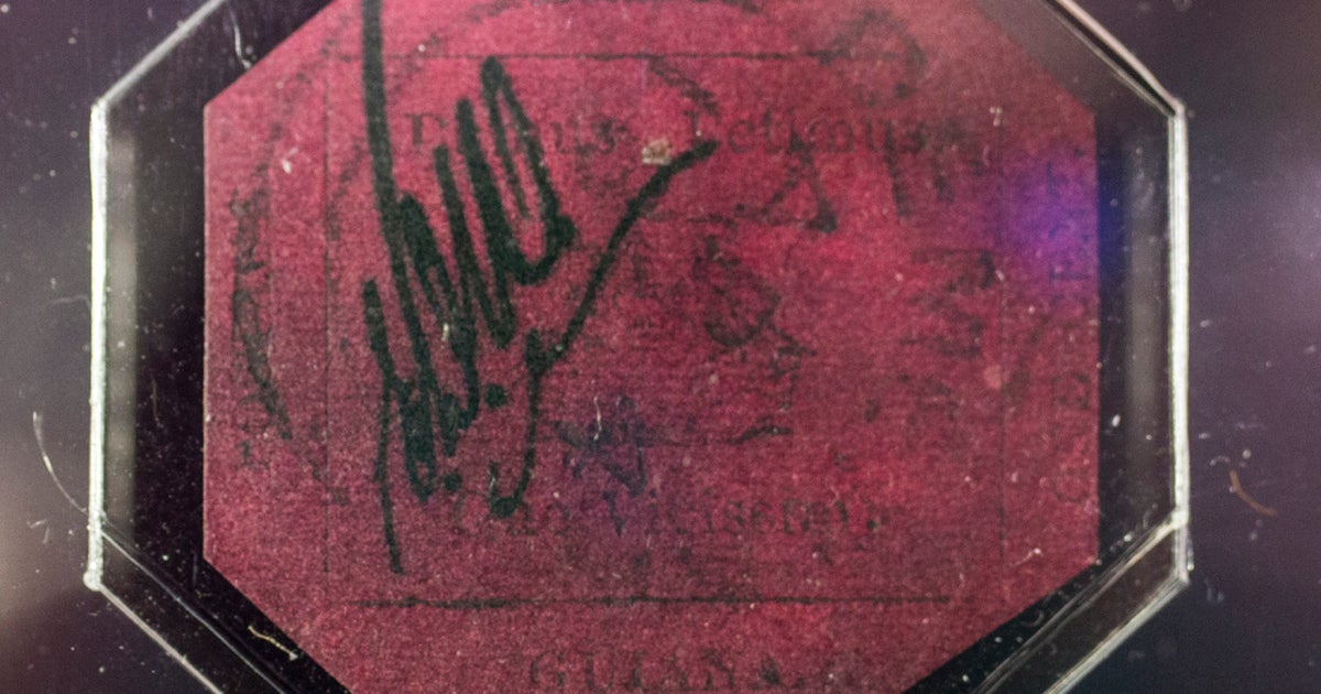 Rare 1-cent stamp sells for $9.5 million - CBS News