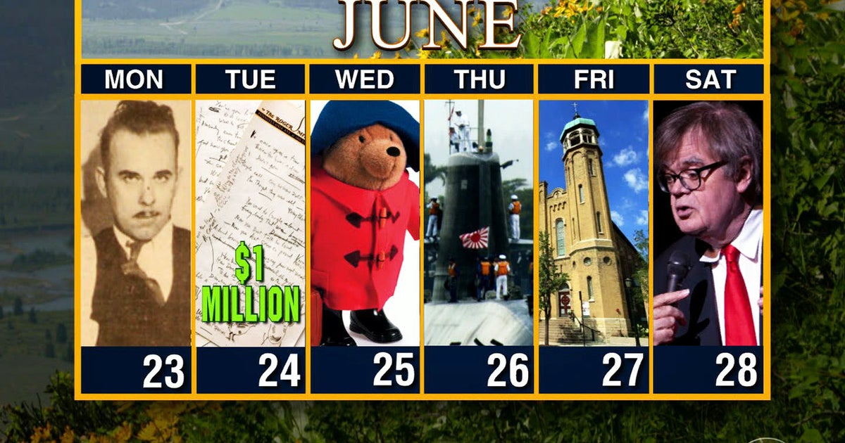 Calendar: Week of June 23 - CBS News