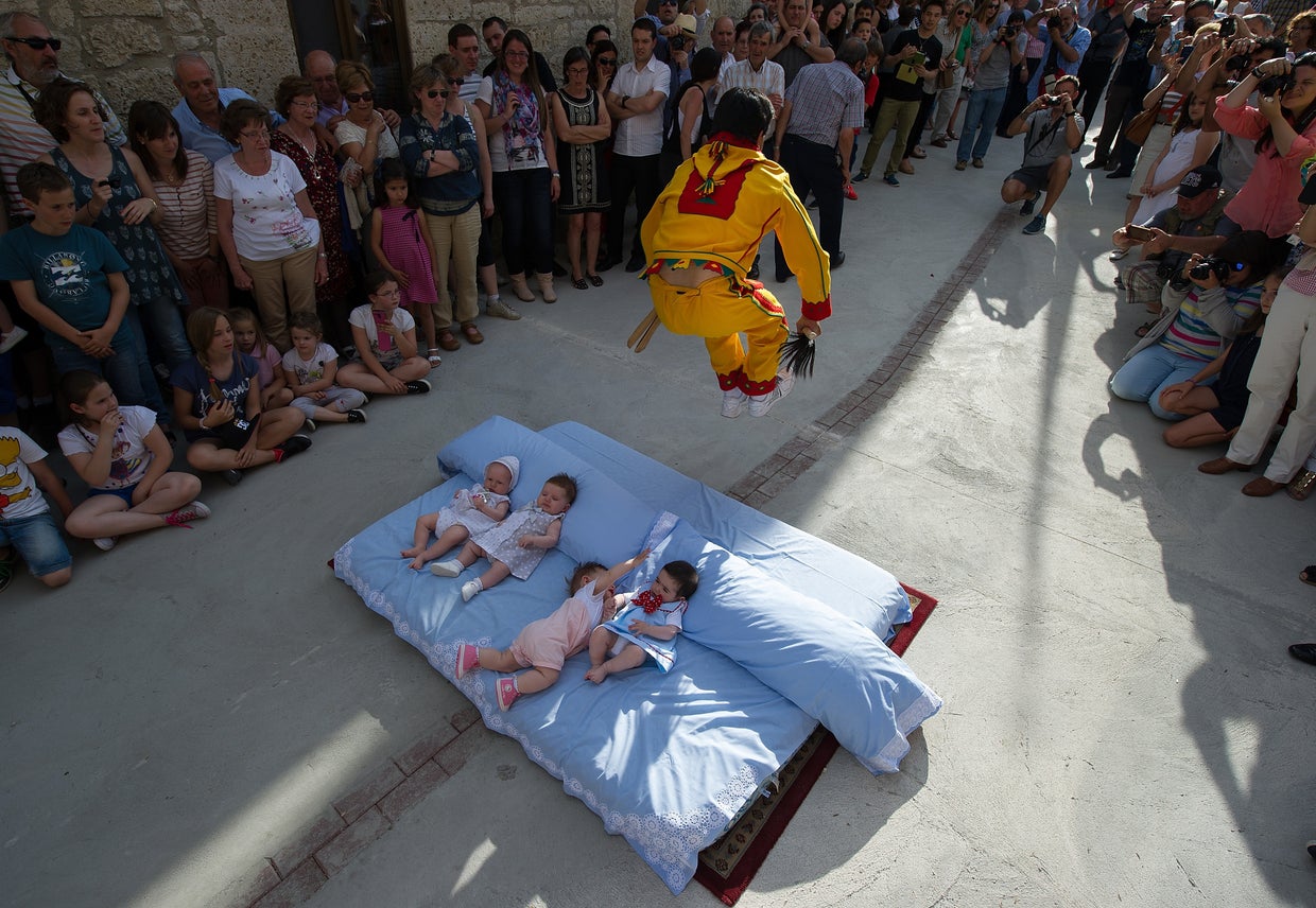 Spain's "devil's jump" festival