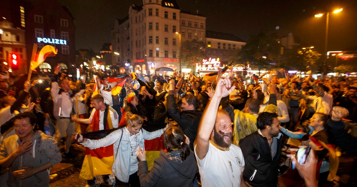 World Cup 2014: Germany celebrates big-time after winning it all - CBS News