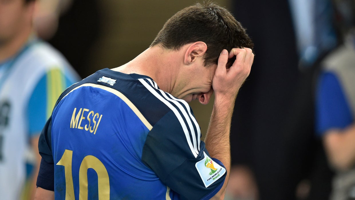 Messi's World Cup ends on a bitter note - CBS News