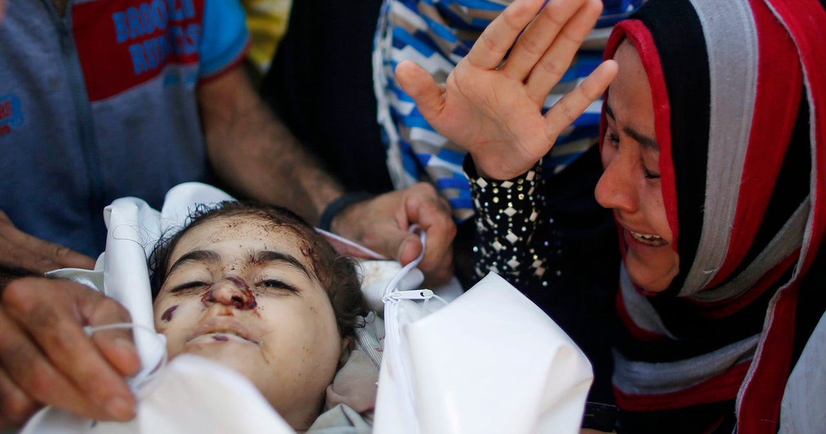 Anger and anguish as Gaza toll mounts - CBS News