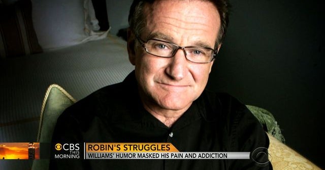 Robin Williams dealt with years of substance abuse with humor - CBS News