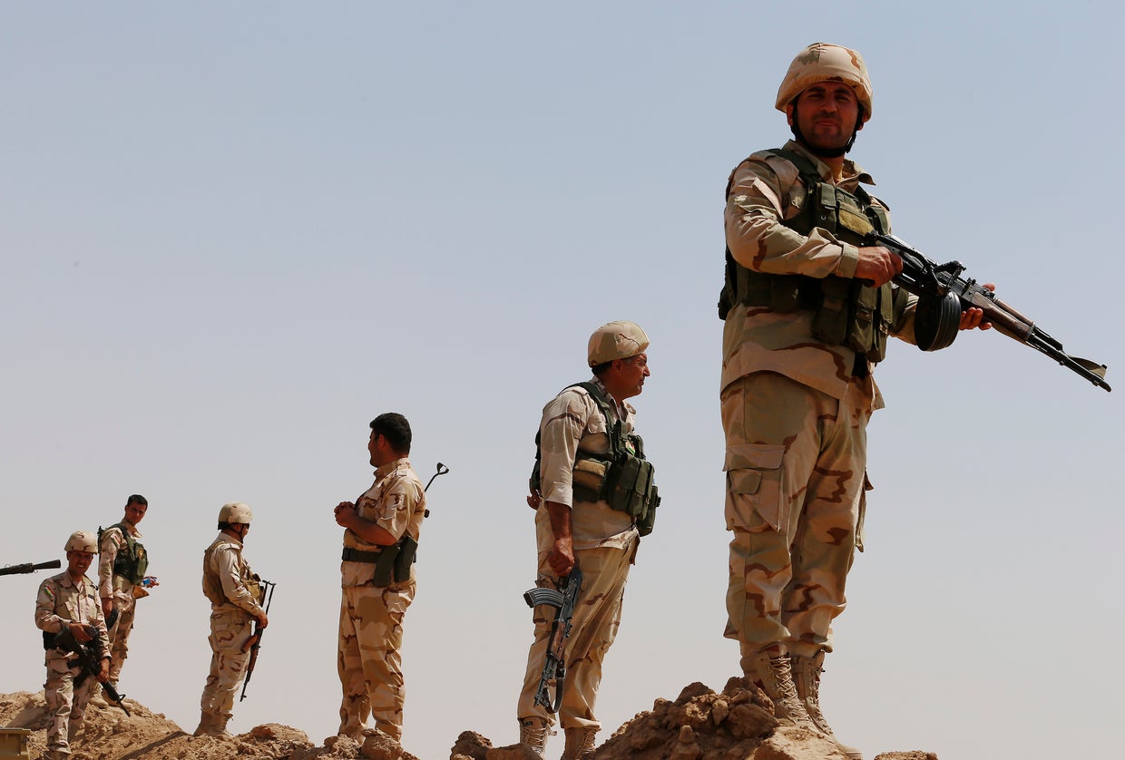 Peshmerga fighters of Iraq