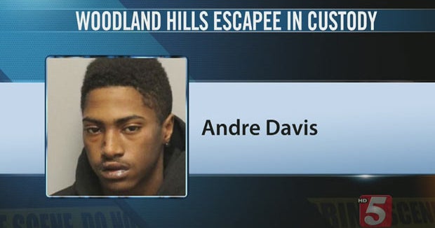 Andre Davis captured after escaping from Nashville detention center ...