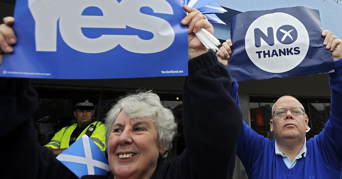The Scottish battle for independence - CBS News