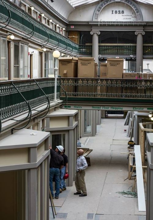 Micro-loft living in America's oldest indoor mall