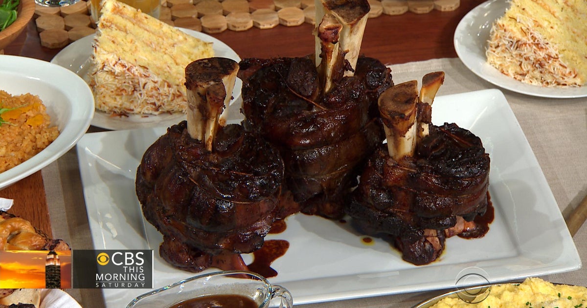 Chef Harold Moore serves up beef shanks on THE Dish - CBS News