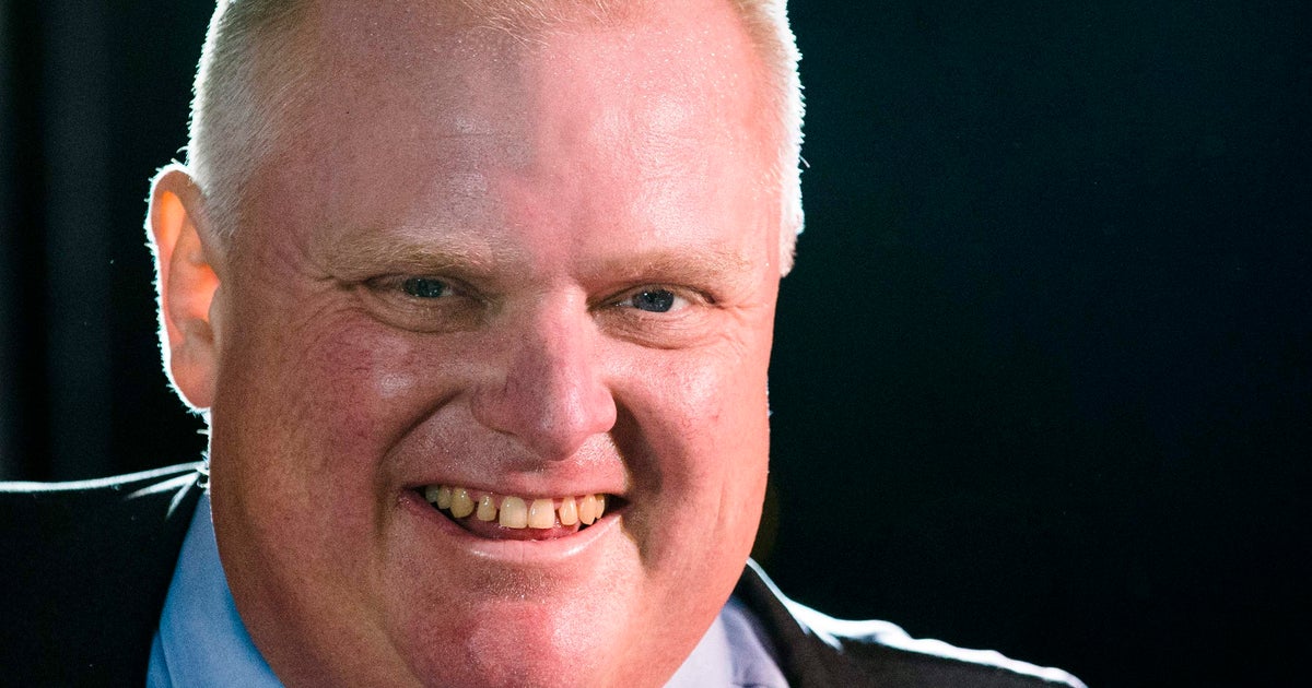 Rob Ford: My cancer has 50/50 survival rate - CBS News