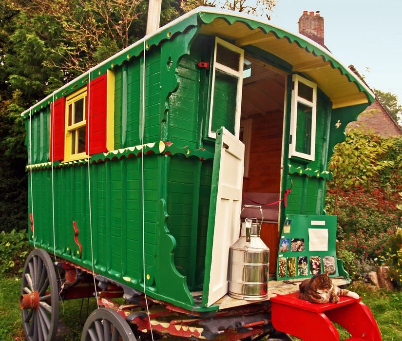 "Gypsy" caravans make a comeback as micro-homes