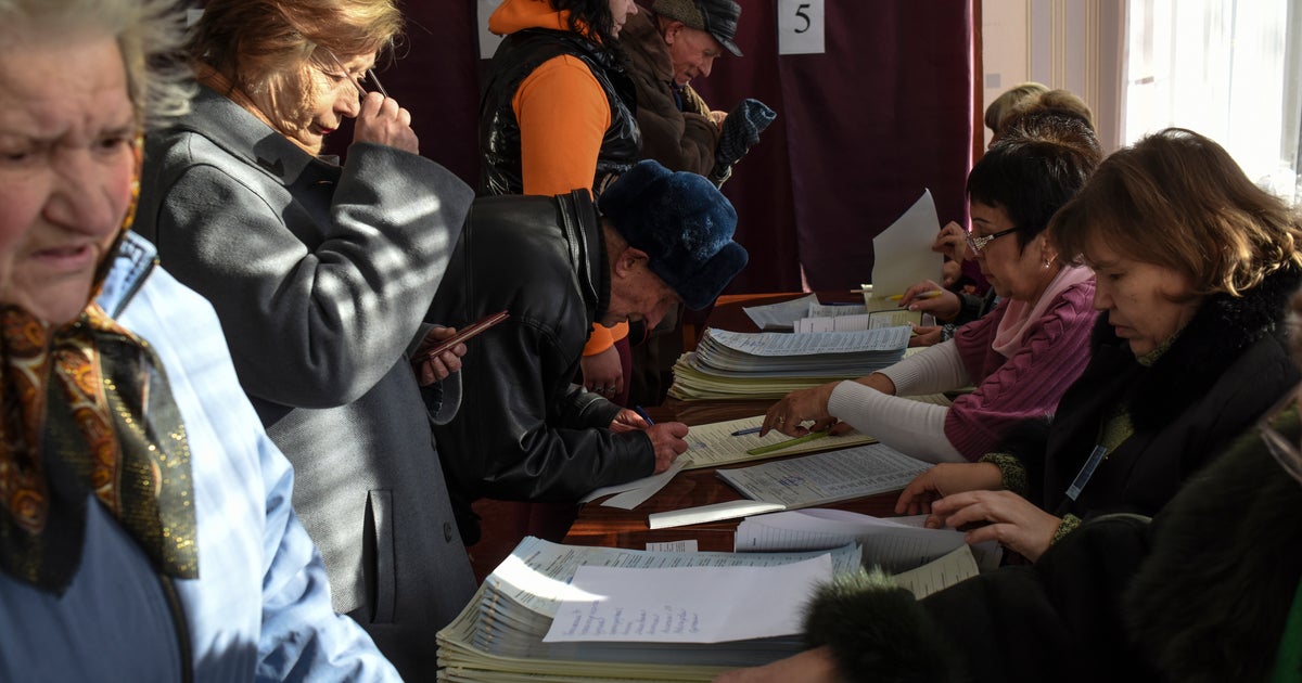 Pro-Western parties appear to be leading in Ukrainian elections - CBS News
